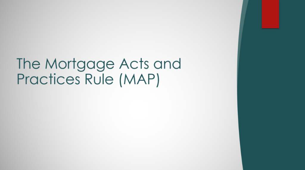 The Mortgage Acts and Practices Rule (MAP) - NMLS Mortgage Licensing ...