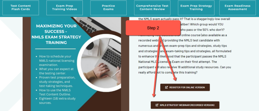 MLO Step 3 : Strategy - NMLS Mortgage Licensing Training